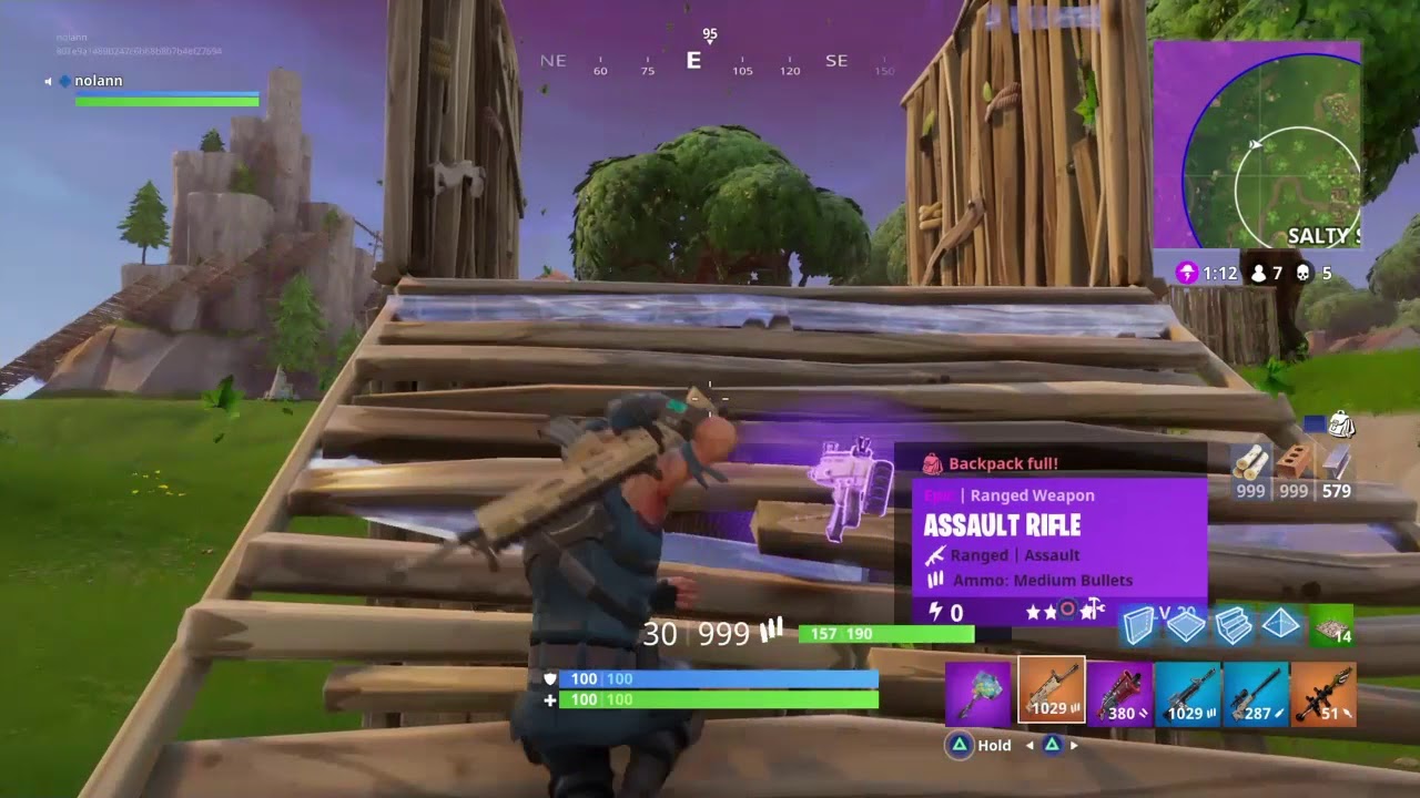 FNBR PS4 Solo W on the New Map Update - YouTube