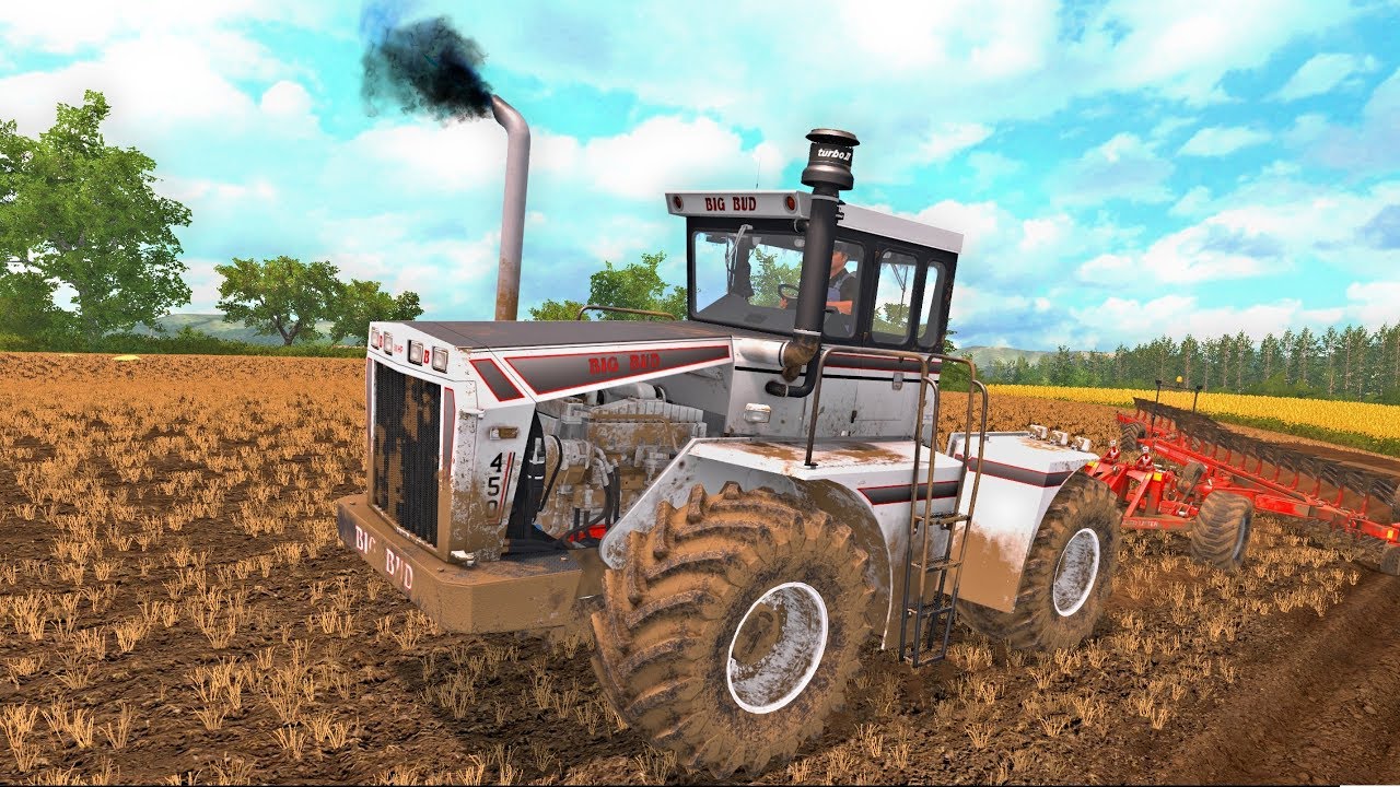 BIG BUD 450 WORKING THE LAND & CINEMATIC | Upton Farm Ep 7 - YouTube