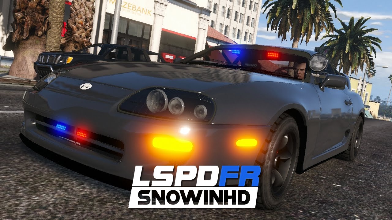 GTA 5: LSPDFR - Day 97 - Toyota Supra - YouTube