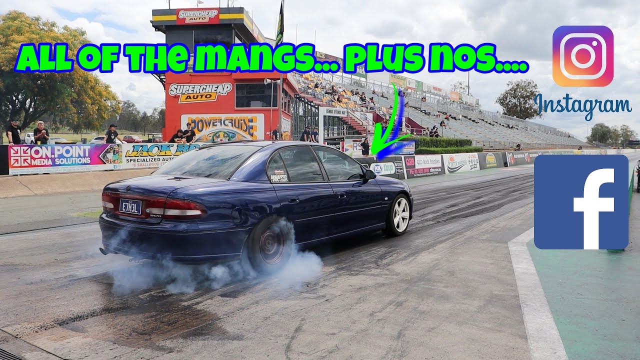 Road Trip Drag Challenge Day 2... FT my turbo v6 commodore Ethel - YouTube