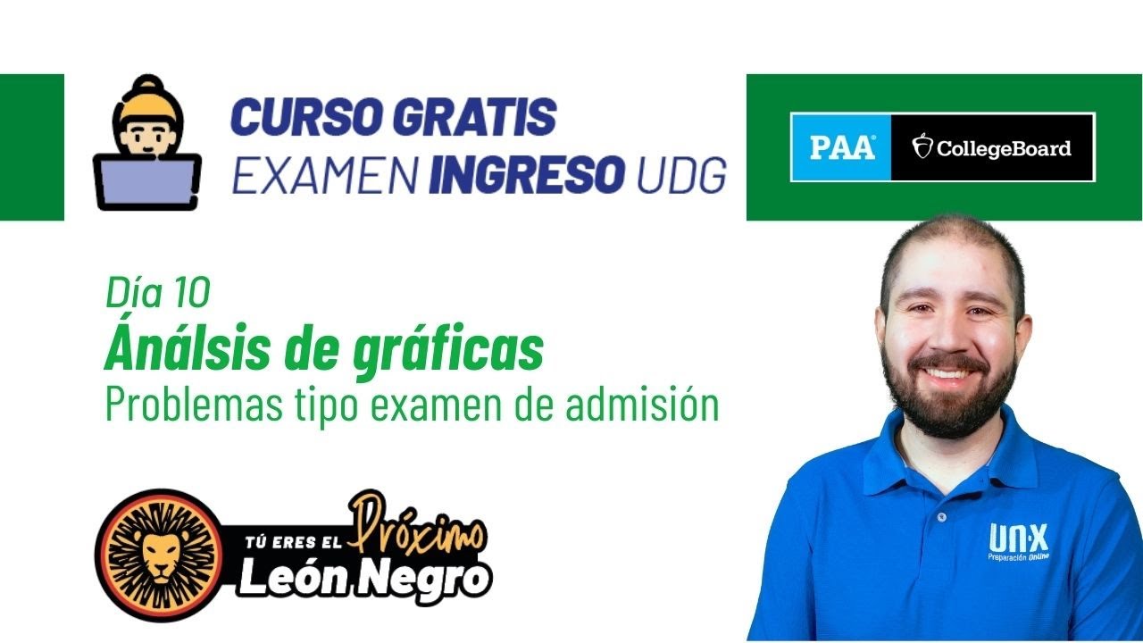 Día 10 : Análisis de Gráficas // Curso Gratis // Examen de Admisión PAA ...
