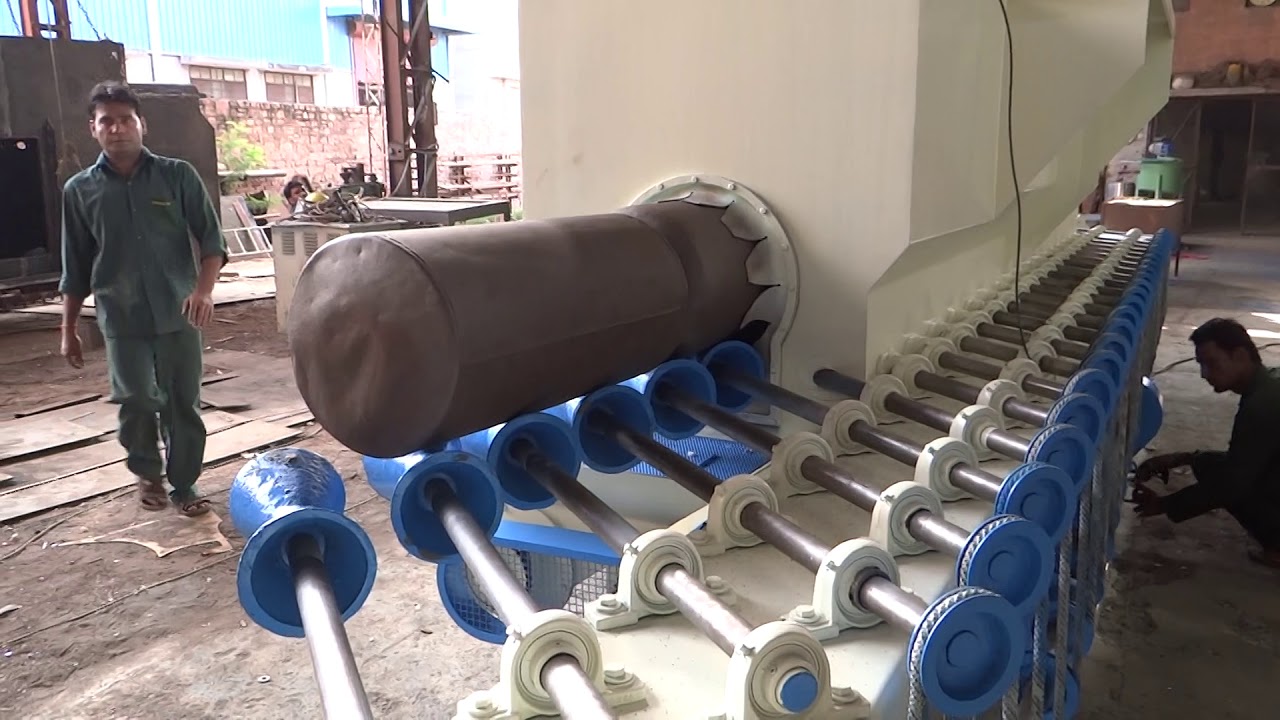 LPG Cylinder Blasting Machine - YouTube