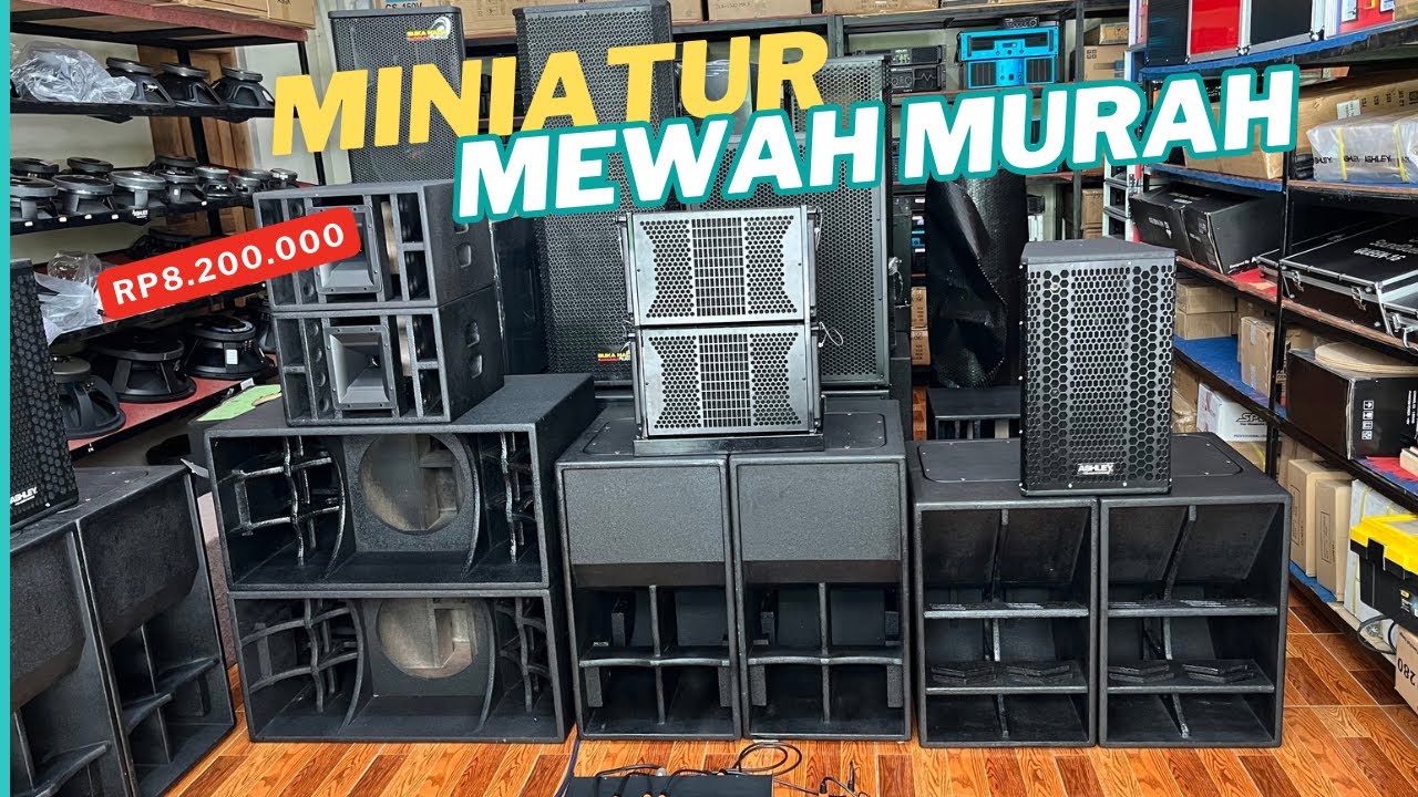 Paket sound Miniatur mewah murah - YouTube