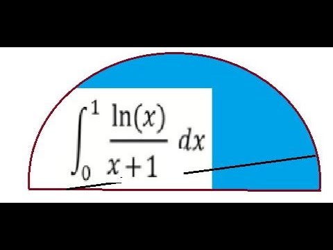 int 0 to 1 (ln(x))/((x+1) & a cool related integral } step by step ...