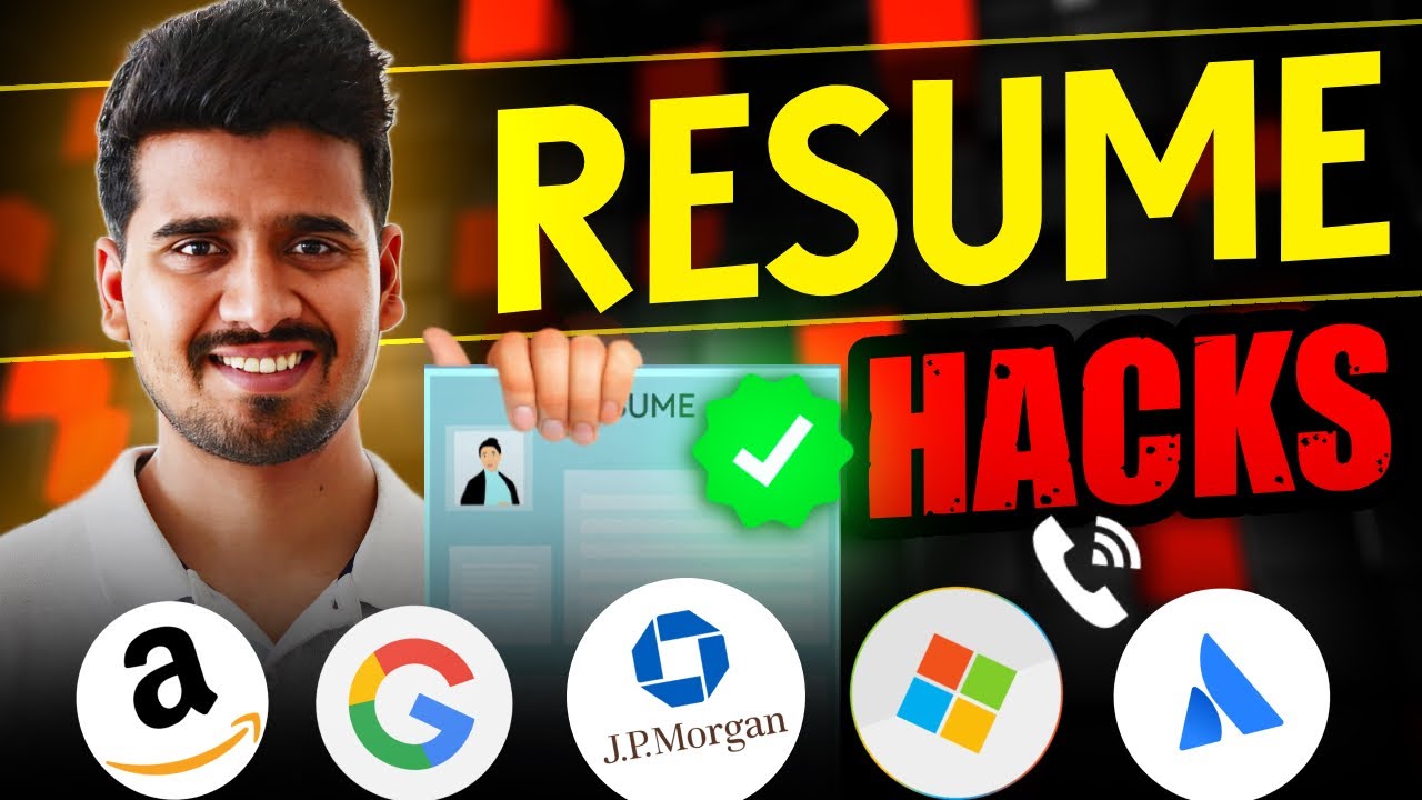 Resume Hacks for Getting Multiple Interview Calls | How to build a Perfect ATS Friendly RESUME ...
