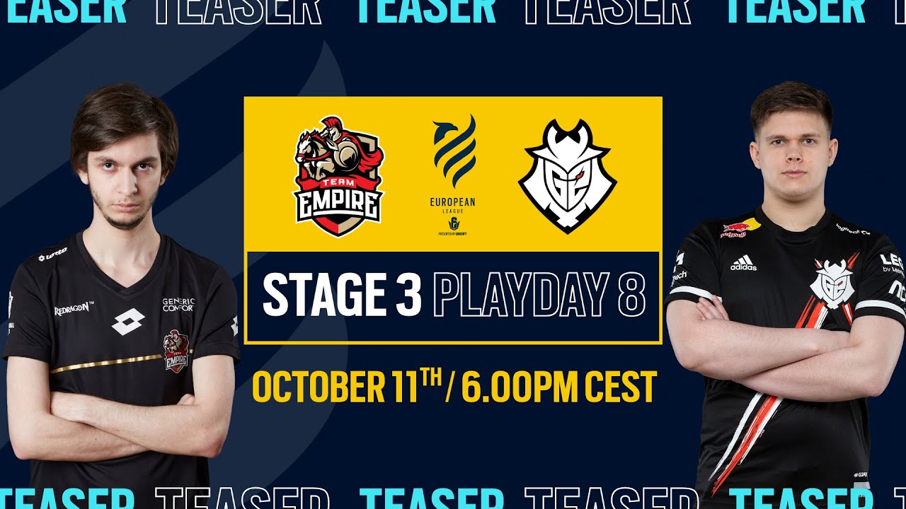 A MATCH FOR THEIR LEGACY | Team Empire vs G2 Esports | EUROPEAN LEAGUE ...