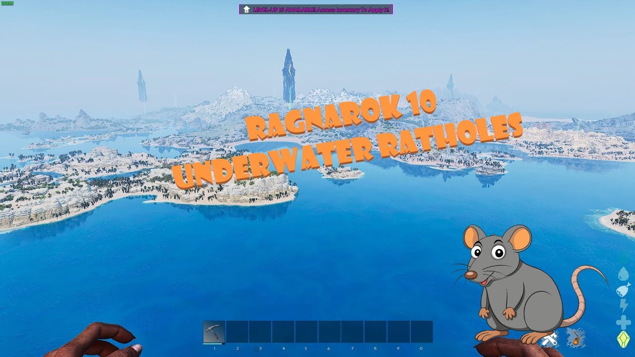 ARK ASA Ark Survival Ascended Ragnarok 10 Underwater Ratholes - YouTube
