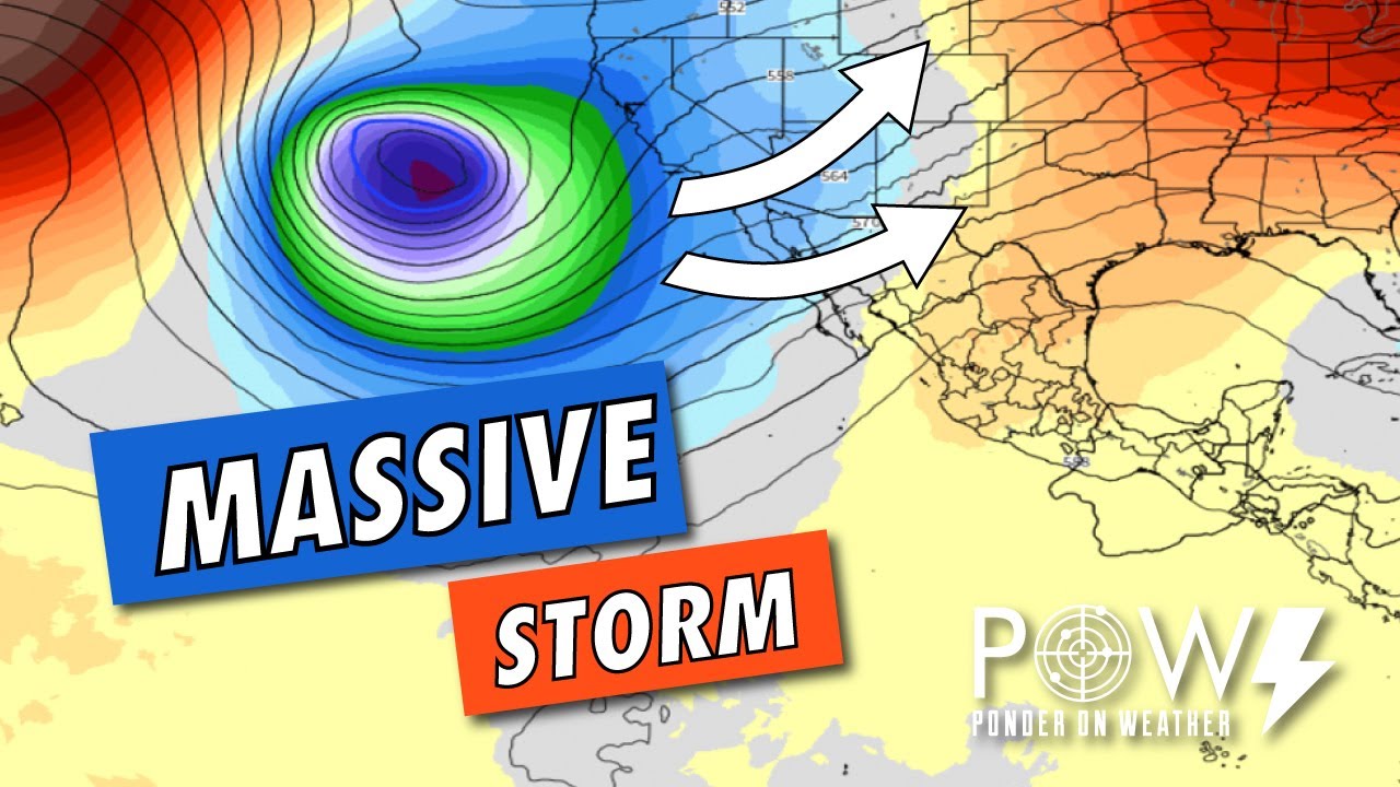 Massive Storm System - POW Weather Channel - YouTube