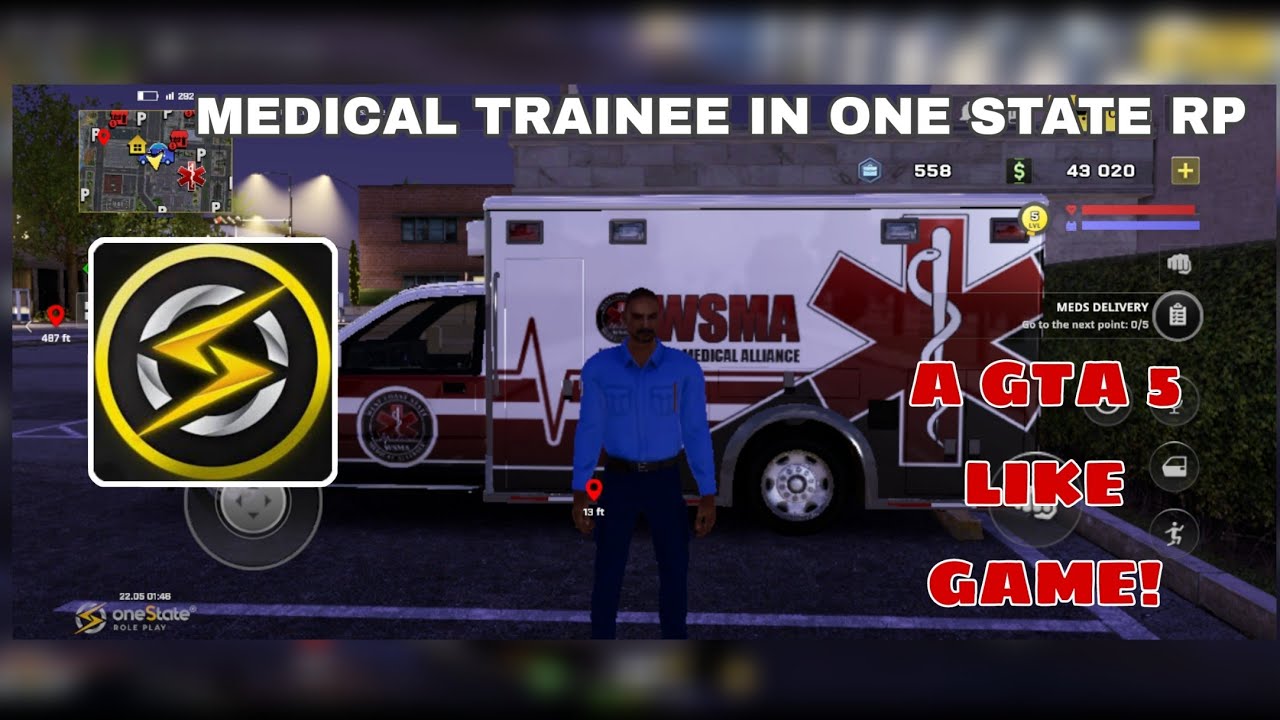 MEDICAL TRAINEE IN ONE STATE RP [A GTA 5 LIKE GAME!] - YouTube
