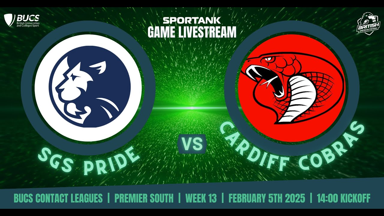 UK American Football - SGS Pride vs Cardiff Cobras - YouTube