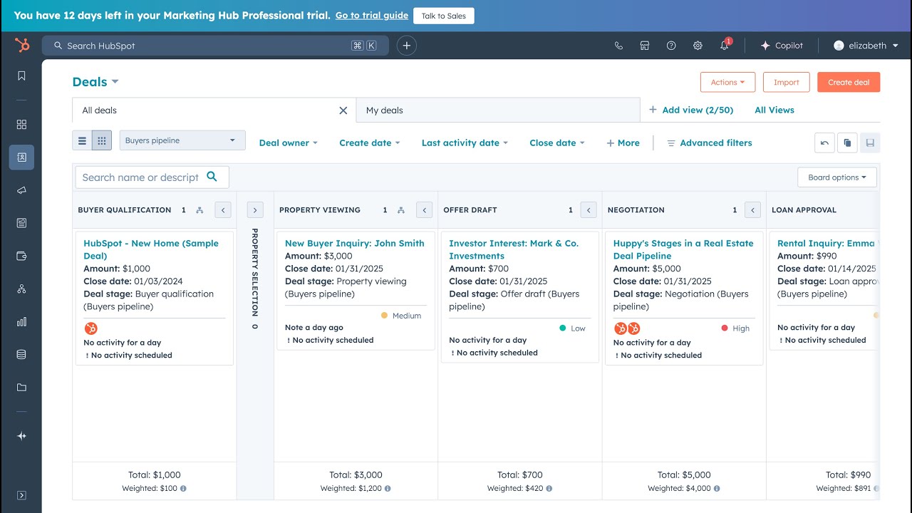 HubSpot Setup for Real Estate Deal Management - YouTube