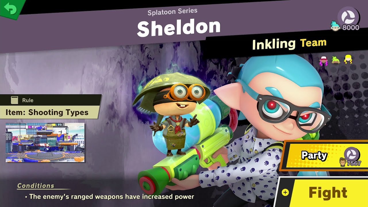1032. Sheldon - Super Smash Bros. Ultimate - YouTube