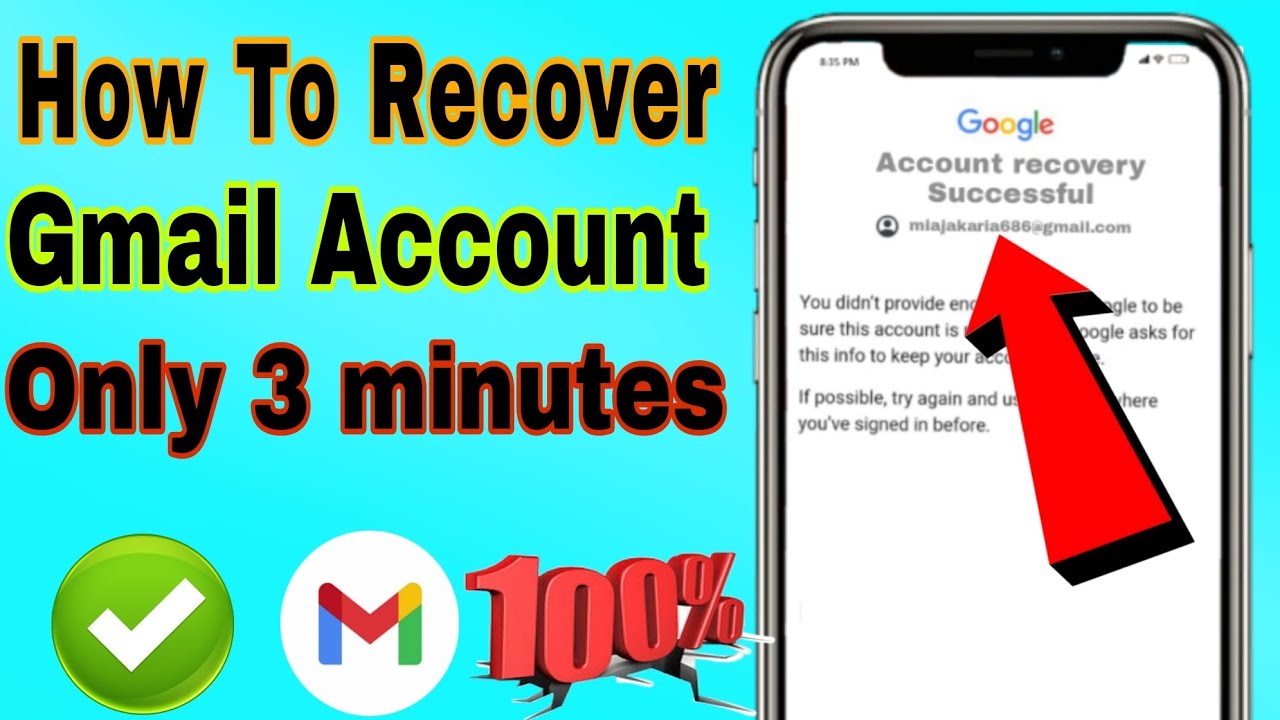 Gmail account recovery 2024|| How to recover Gmail account || Google ...