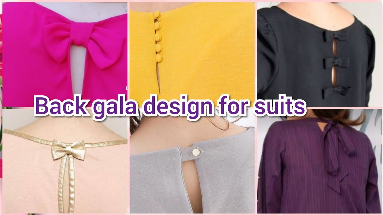 back neck design for suits//back gala design blouse#alya fashion world ...