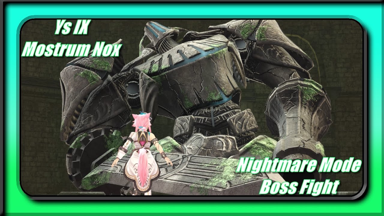 Ys IX Monstrum Nox PS5 | Nightmare Mode Boss | Mes Bellator - YouTube