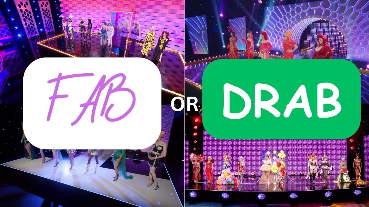RuPaul's Drag Race International Runway Review: Fab or Drab! - YouTube