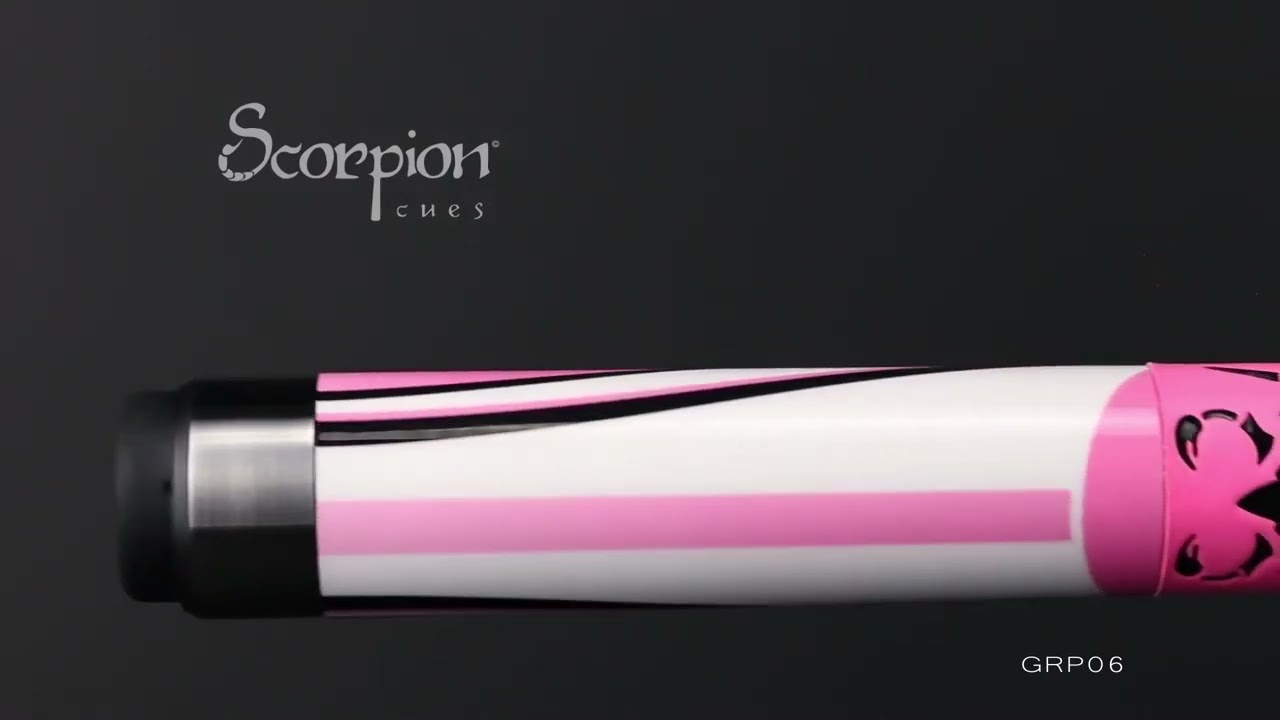 Scorpion - Sport Grip - GRP06 Pool Cue - HD Rotating 360 Degree Wide ...