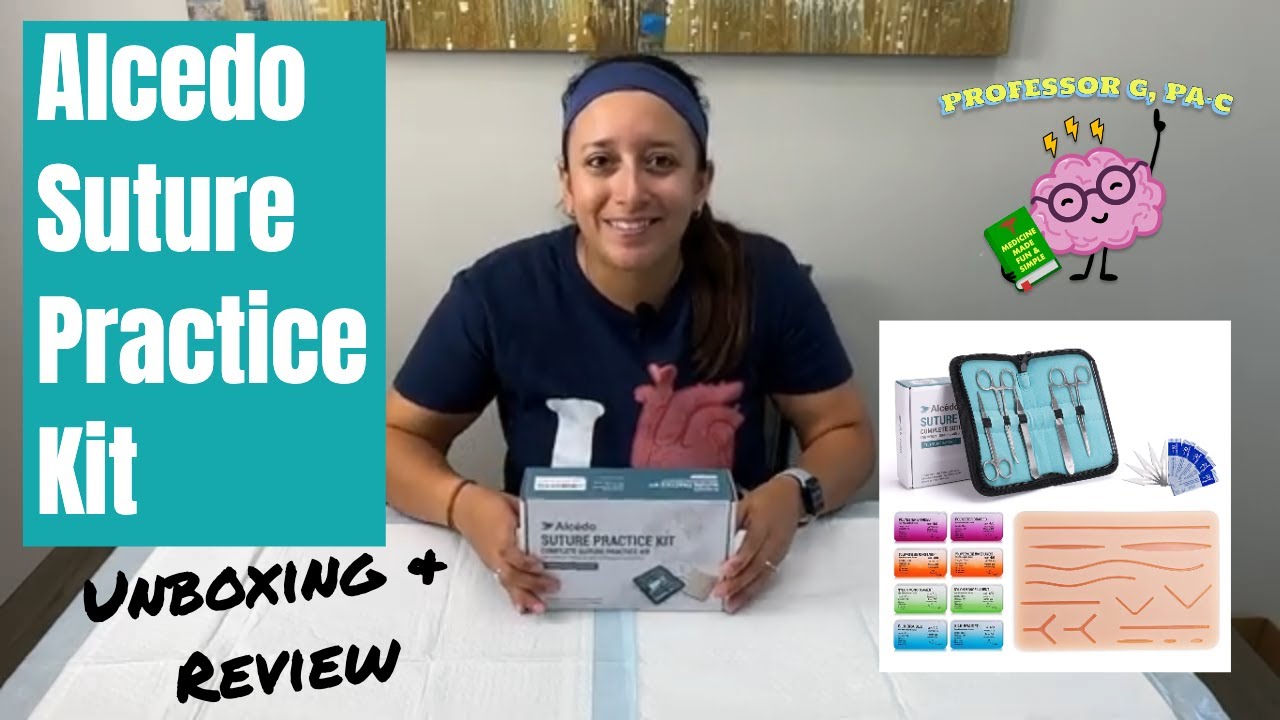 Alcedo Suture Kit Unboxing & Review - YouTube