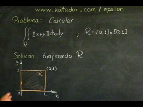 Integral doble - parte 1 - Epsilon - YouTube
