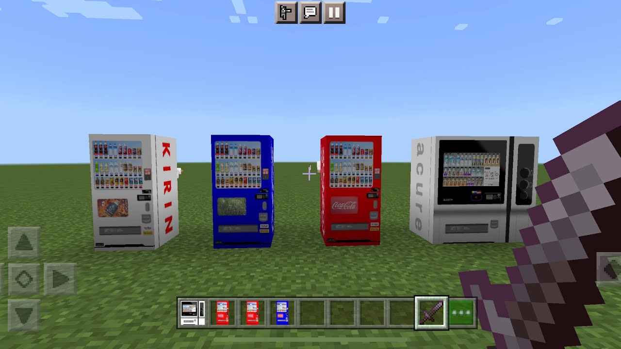 Realistic Vending Machine ADDON In Minecraft PE - YouTube