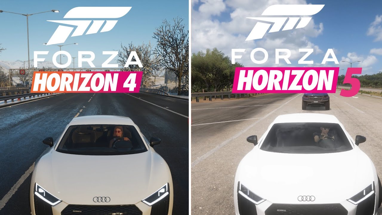 Forza Horizon 5 vs Forza Horizon 4 Details and Logic - YouTube