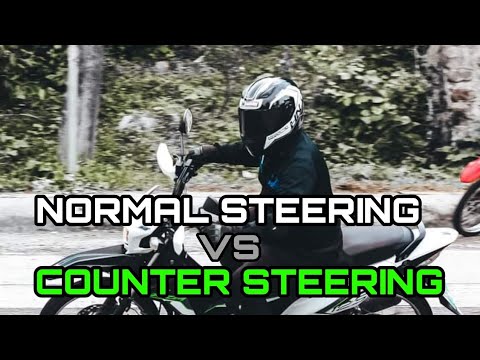 NORMAL STEERING VS COUNTER STEERING - YouTube