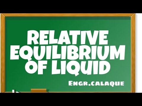 Relative equilibrium of Liquids - YouTube