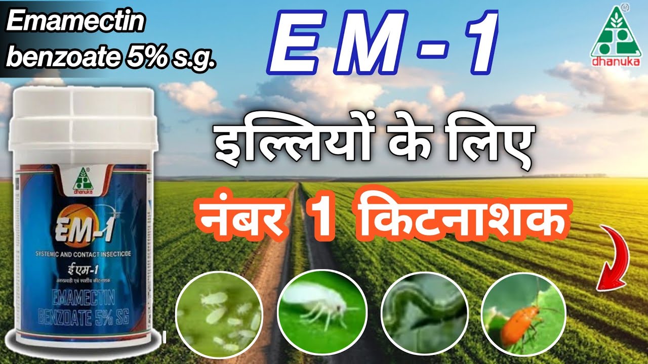 dhanuka em 1 insecticide | emamectin benzoate 5% s.g. | पूरी जानकारी ...