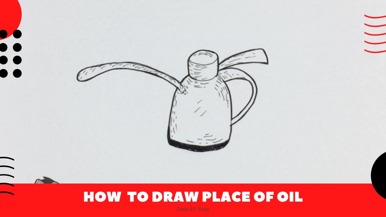 How to Draw Place Of Oil Easy - YouTube