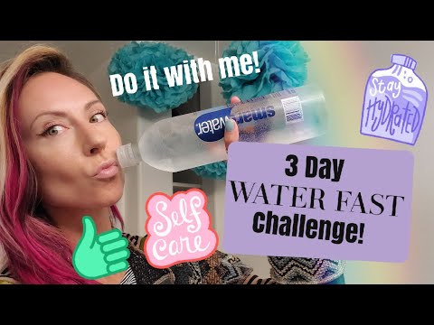 3 DAY WATER FAST Challenge!  (Do it with ME! )