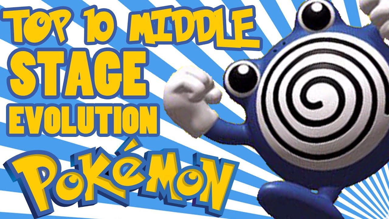 Top 10 Middle Stage Evolution Pokemon - YouTube