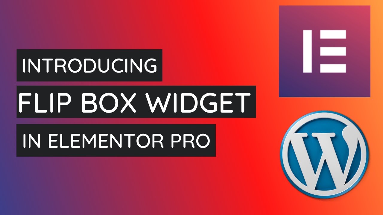 How to Add and Style Flip Box Widget in Elementor Pro | Elementor Pro ...