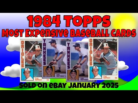 1984 Topps Most Expensive eBay Sales Baseball Cards - January 2025 ...