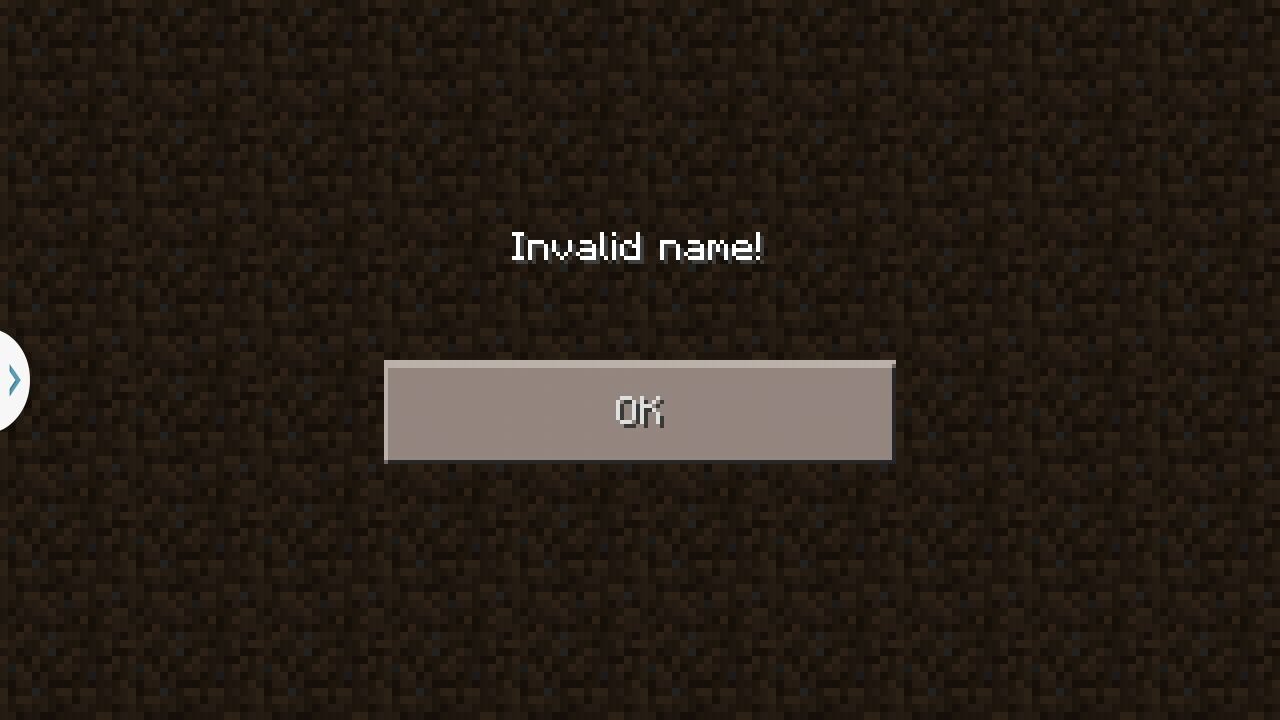"Invalid Name" Resolvido em Minecraft Pe 0.11 / 0.12 / 0.13 - YouTube