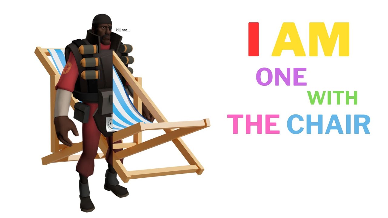 TF2 Demoman become one with The Chair - YouTube