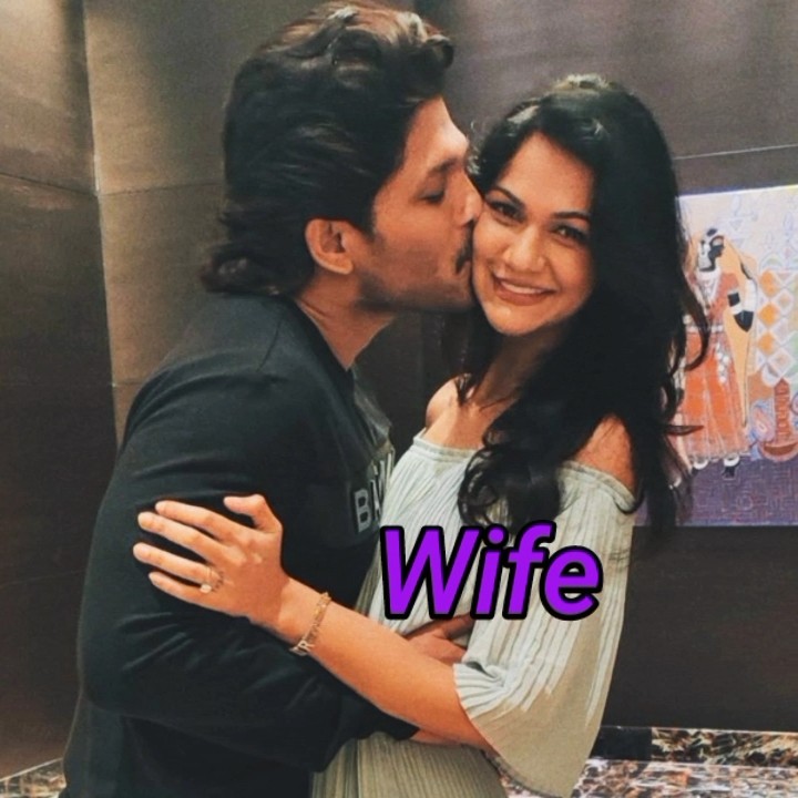 Allu Arjun with his wife sneha reddy, Father, Mother, daughter and Son# ...