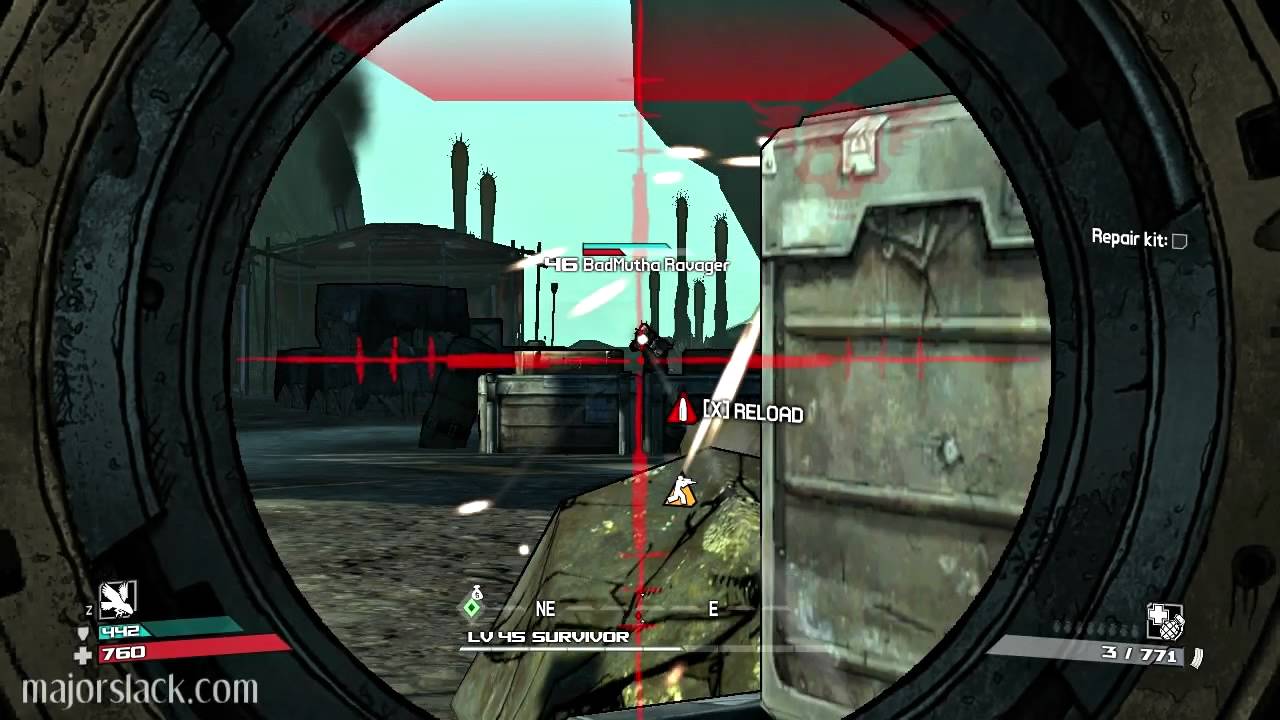 Borderlands Playthrough 2 - Krom's Canyon 1 [3/4] - YouTube