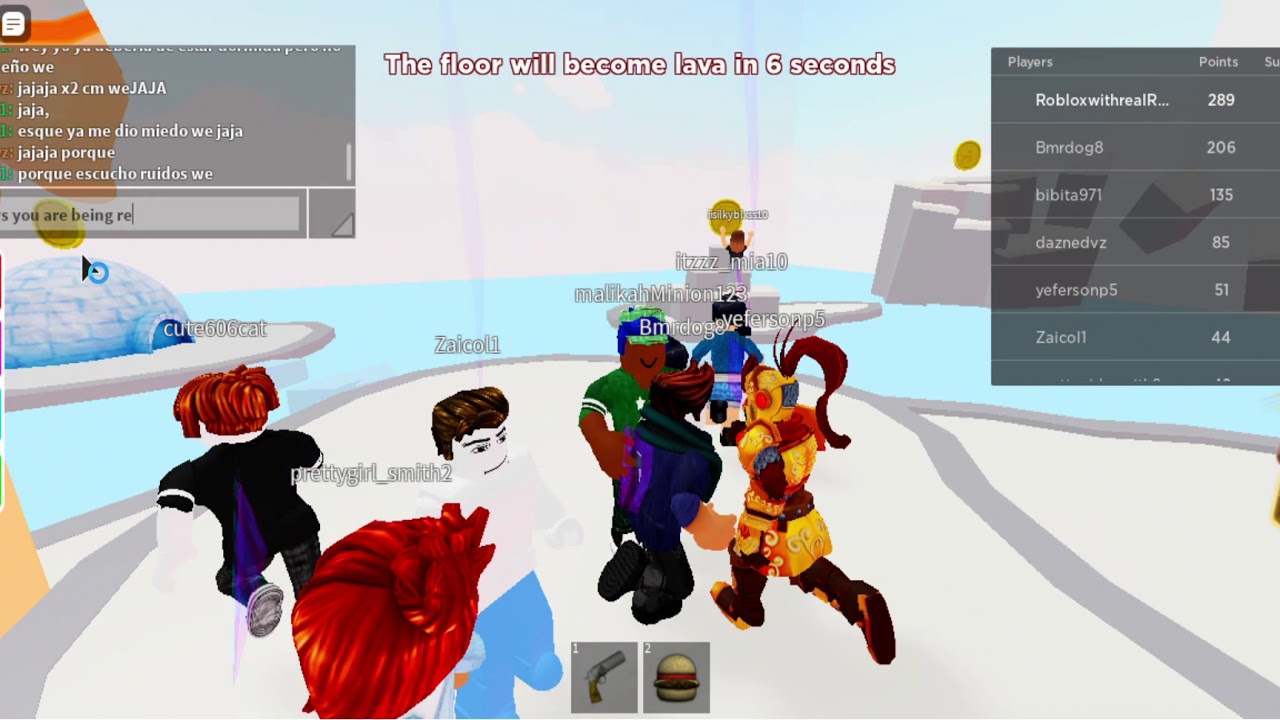 Roblox floor is lava part 2 - YouTube