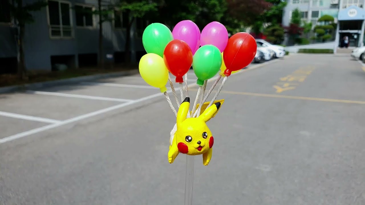 [Sculpting] 공중날기 피카츄 만들기 : How to Make a flying pikachu automata - YouTube