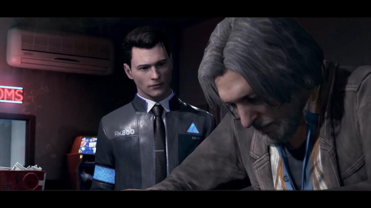 Detroit Become Human! connor meets Hank! Part2 - YouTube