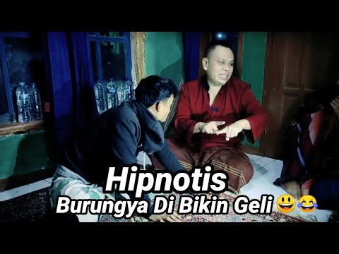 🔴 Hipnotis Hiburan Ngakak Abis Burungya Di Bikin Geli😃😁