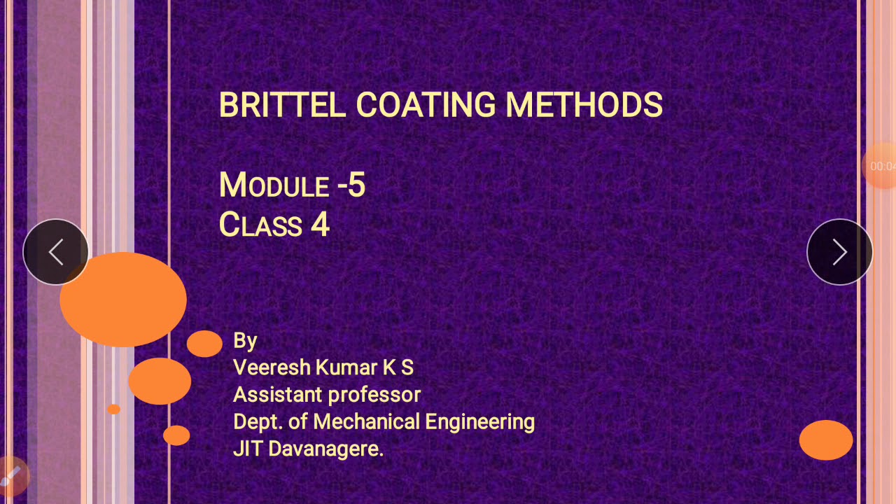 Experimental Stress Analysis Brittle coating methods module 5 class 4 - YouTube