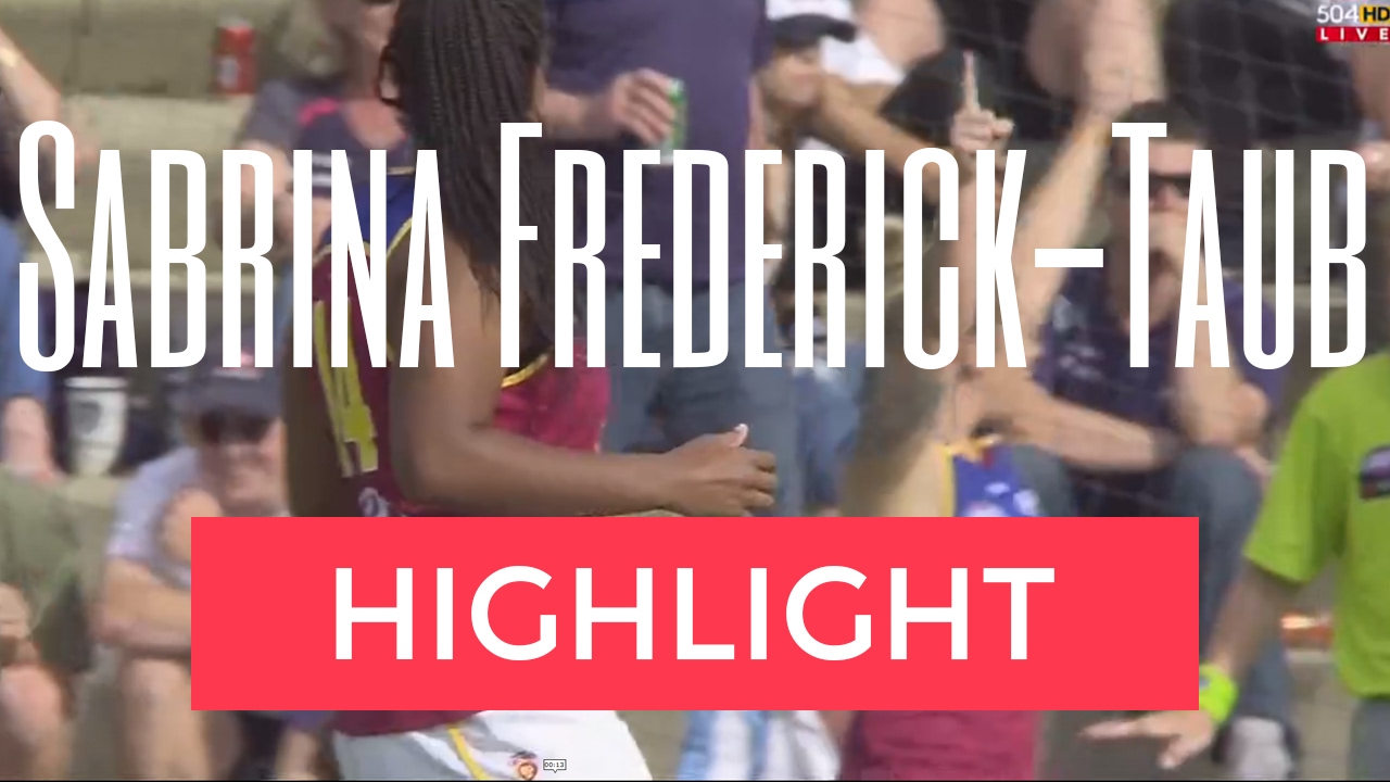 AFLW - Sabrina Frederick-Taub clever snap goal - YouTube