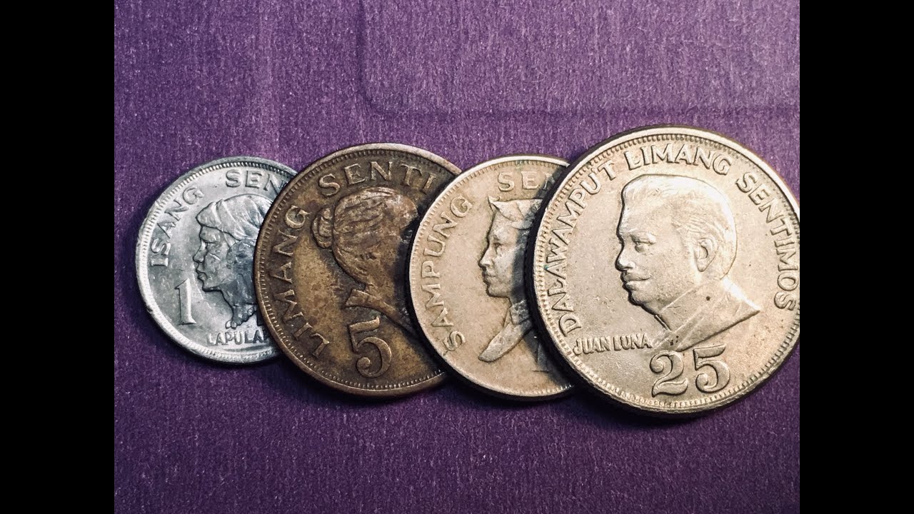 Philippines Pilipinas - 1967-1974 Sentimos- Isang - Limang - Sampung ...