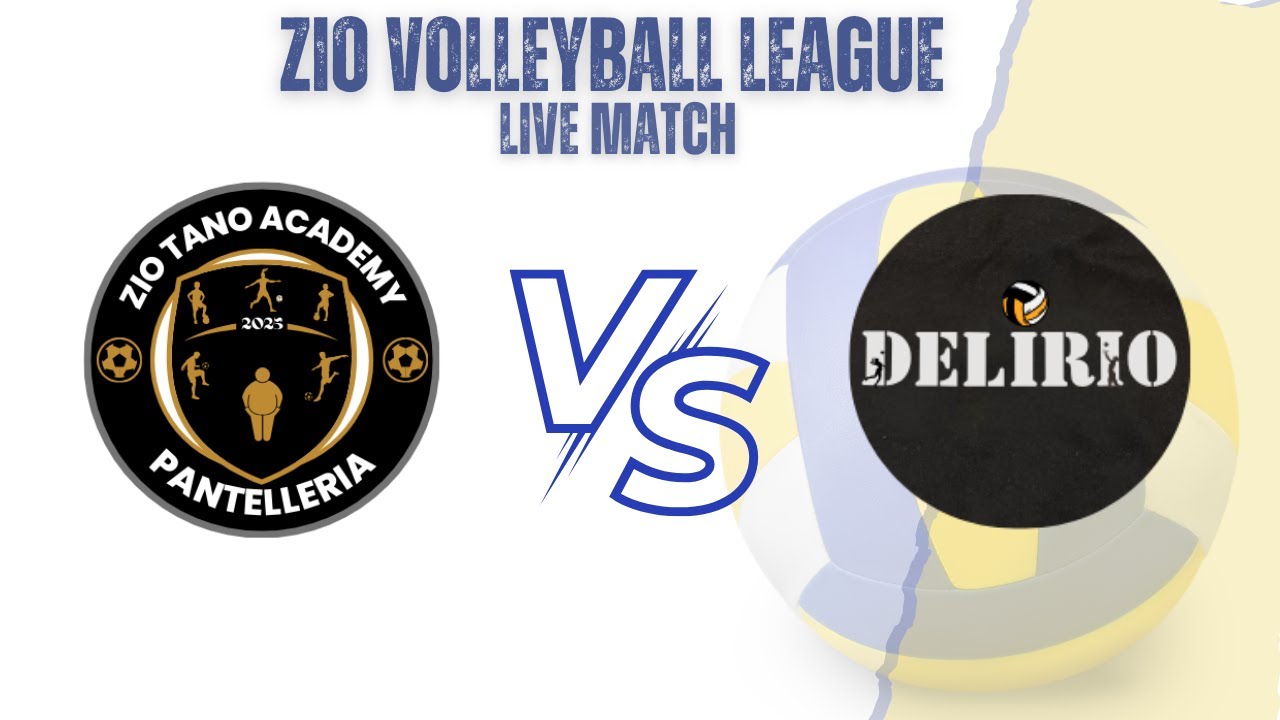 ZIO TANO ACADEMY VS DELIRIO 4° GIORNATA ZIO VOLLEYBALL LEAGUE - YouTube