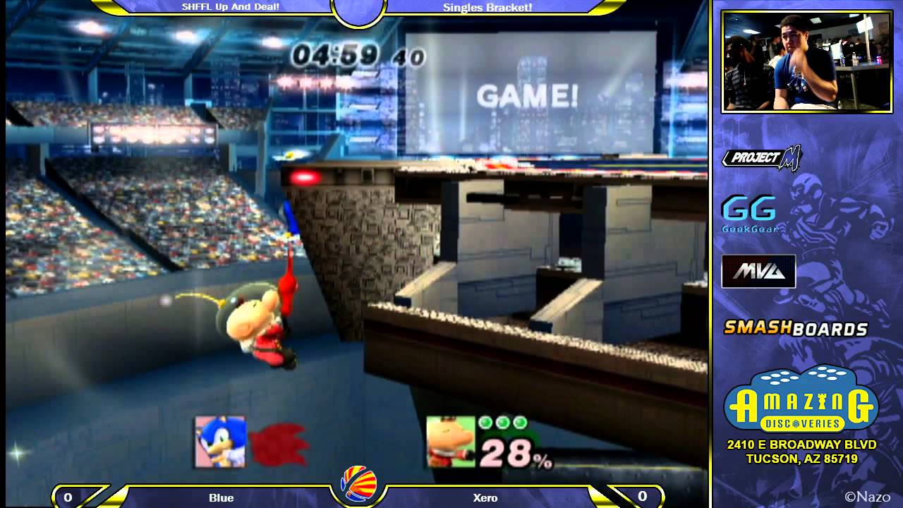 SHFFL Up Xero Olimar vs Blue Sonic - YouTube
