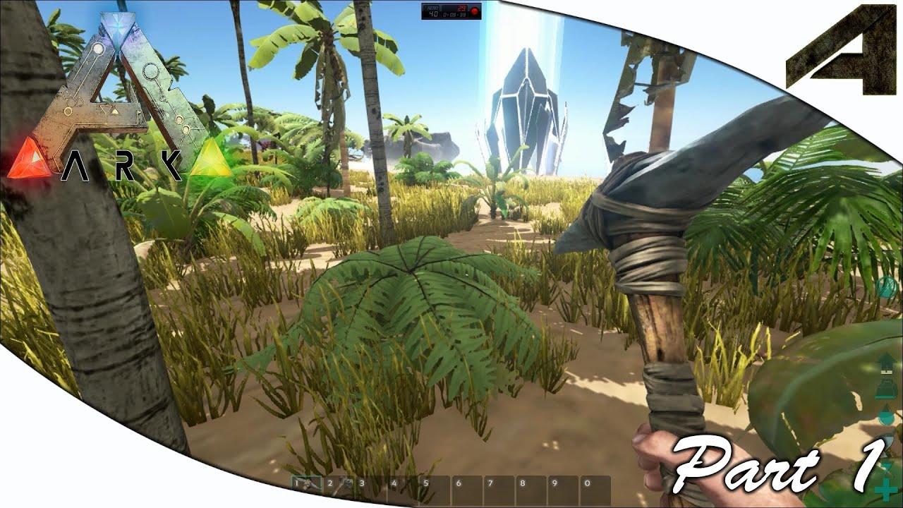 ARK: Survival Evolved Gameplay - Part 1 - Starting Off & A Rift - YouTube