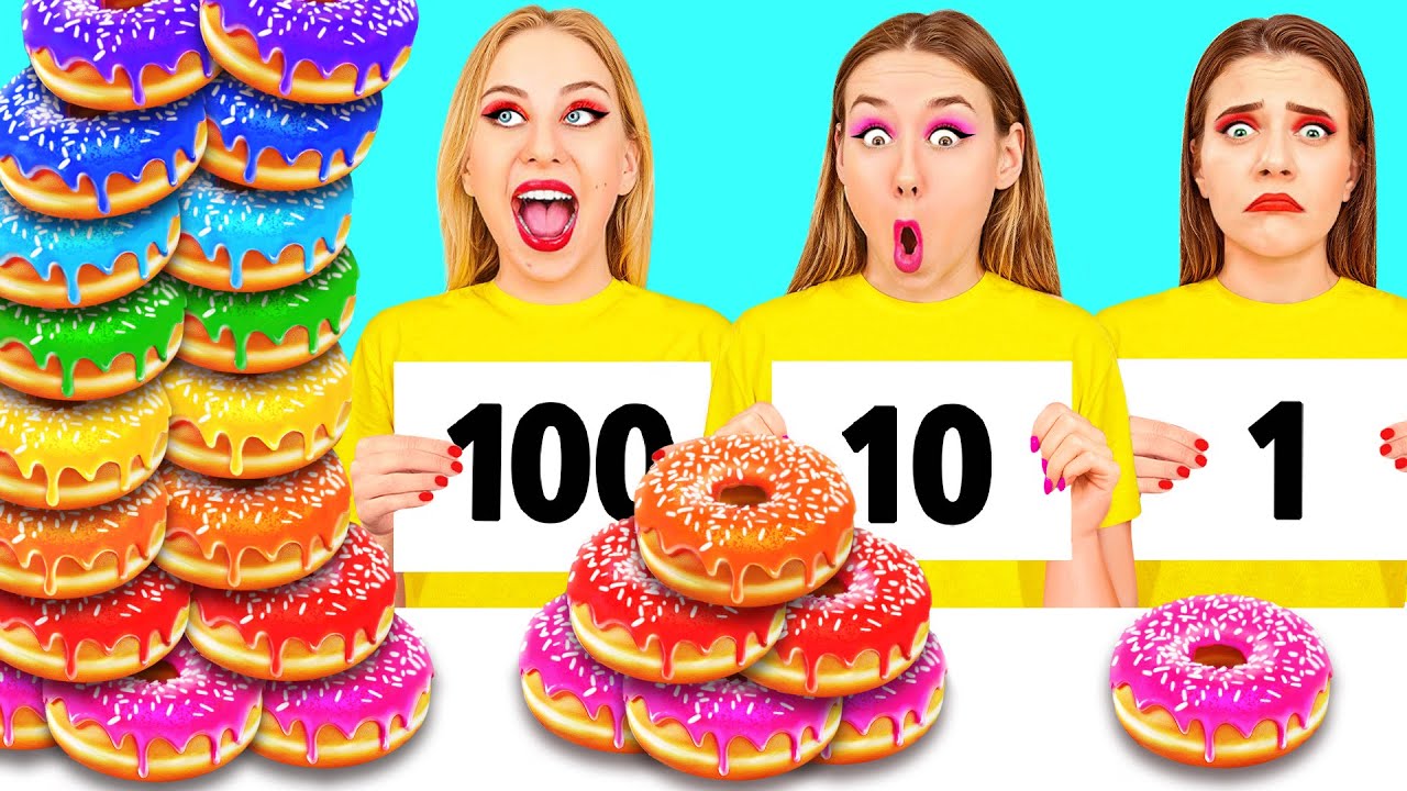 100 Layers of Food Challenge | Kitchen Battle with Secret Gadgets by ...