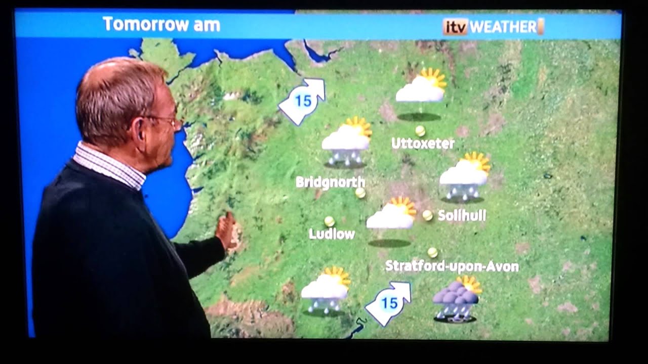 Funny weatherman - YouTube