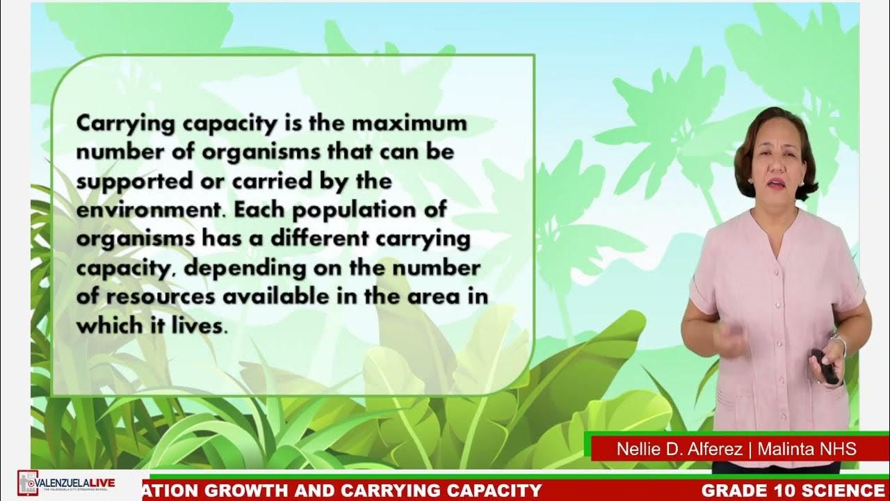 GRADE 10 SCIENCE QUARTER 3 WEEK 8 POPULATION GROWTH AND CARRYING ...